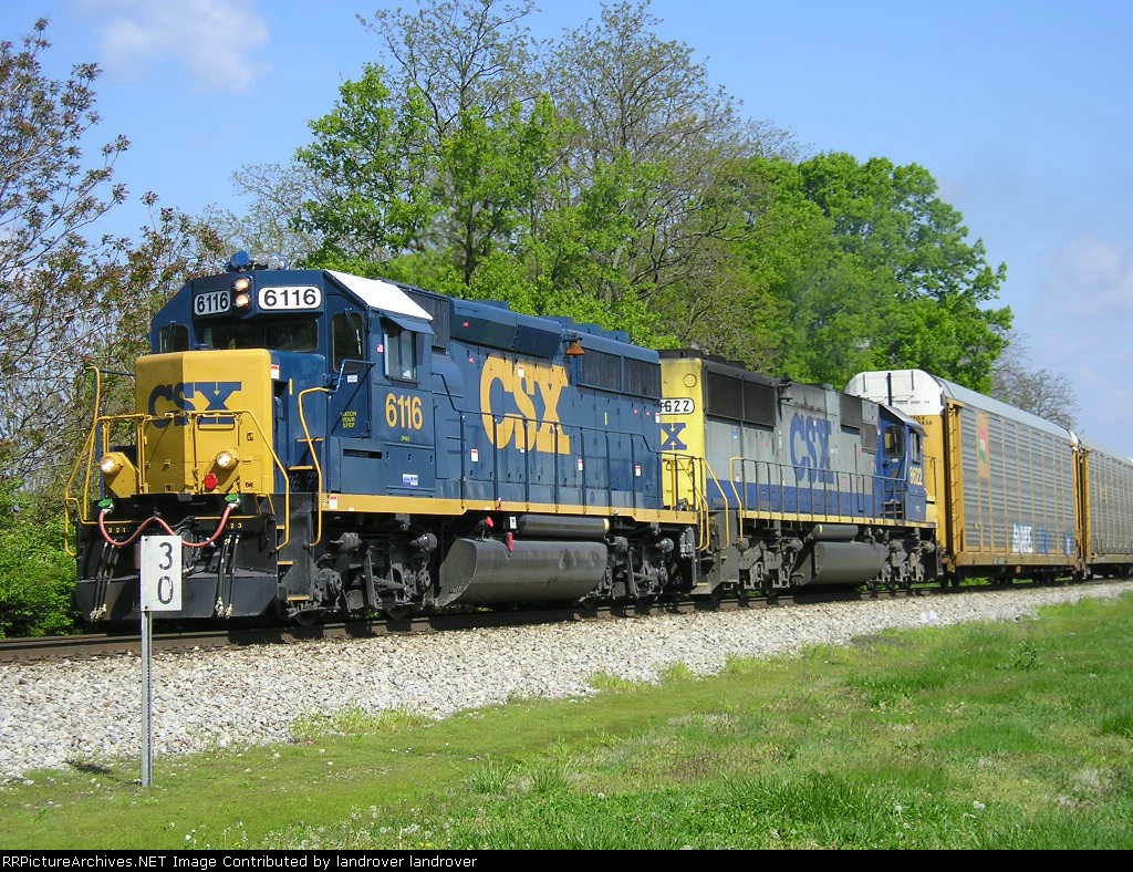CSXT 6116 On CSX Q 339 Eastbound